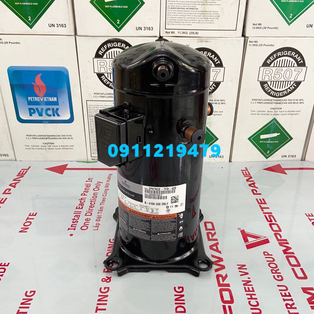 Máy Nén Lạnh Copeland 5HP ZR61KC-TFD-522 | ANKACO.VN